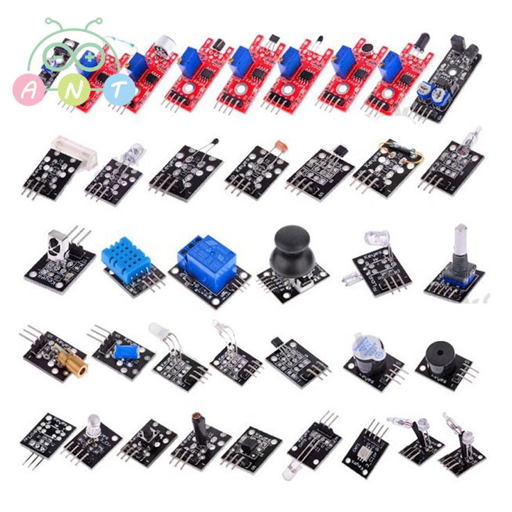 พร้อมส่ง-ชุดเซ็นเซอร์ Sensor 37 in 1 สำหรับ Arduino พร้อมกล่องพลาสติก ...