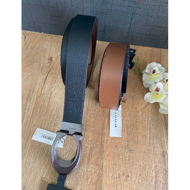 แท้ Coach 91305 Men Large Signature belt ส่งฟรีค่ะ - kipcoloshop - ThaiPick