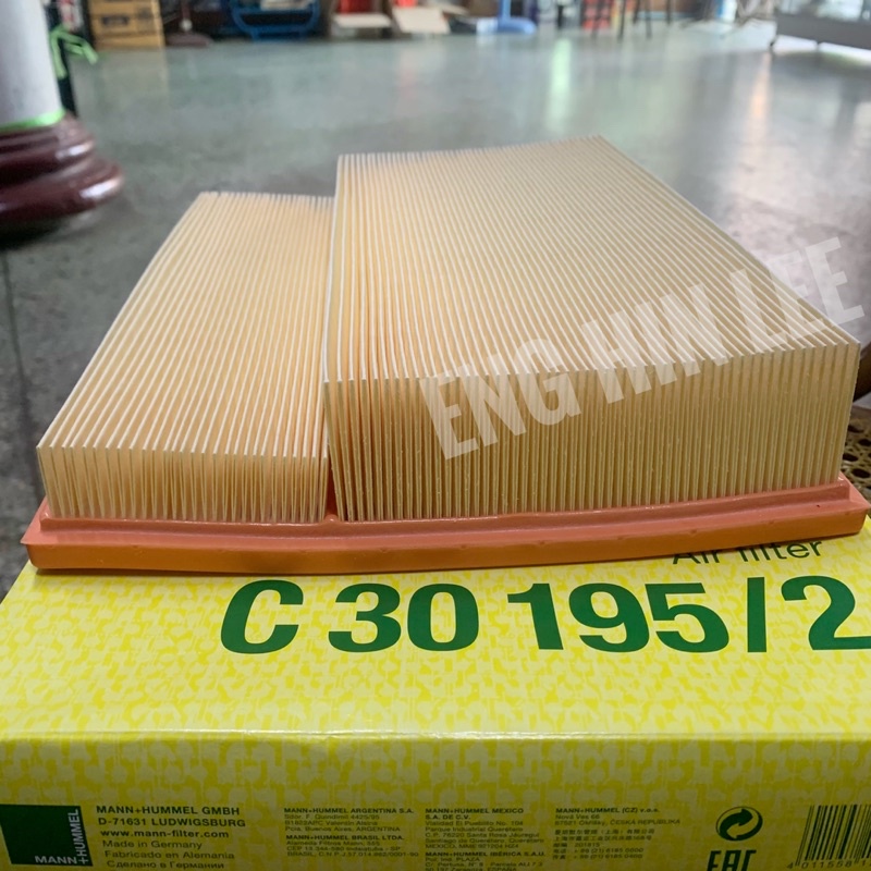 BENZ ไส้กรองอากาศ รถเบนซ์ BENZ W202 C220 C180 C200 MANN FILTER C30195/2 ...