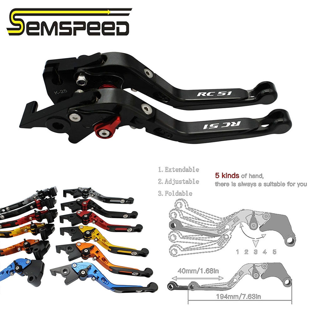 ปรับโฉม&SEMSPEED RC51 logo Levers For Honda RC51 / RVT1000 SP-1/SP-2 ...