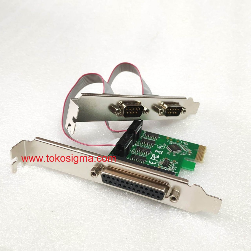 Pci Express PCIE 2 DB9 RS232 Serial 1 Parallel DB25 LPT BAFO BF-H805 ...