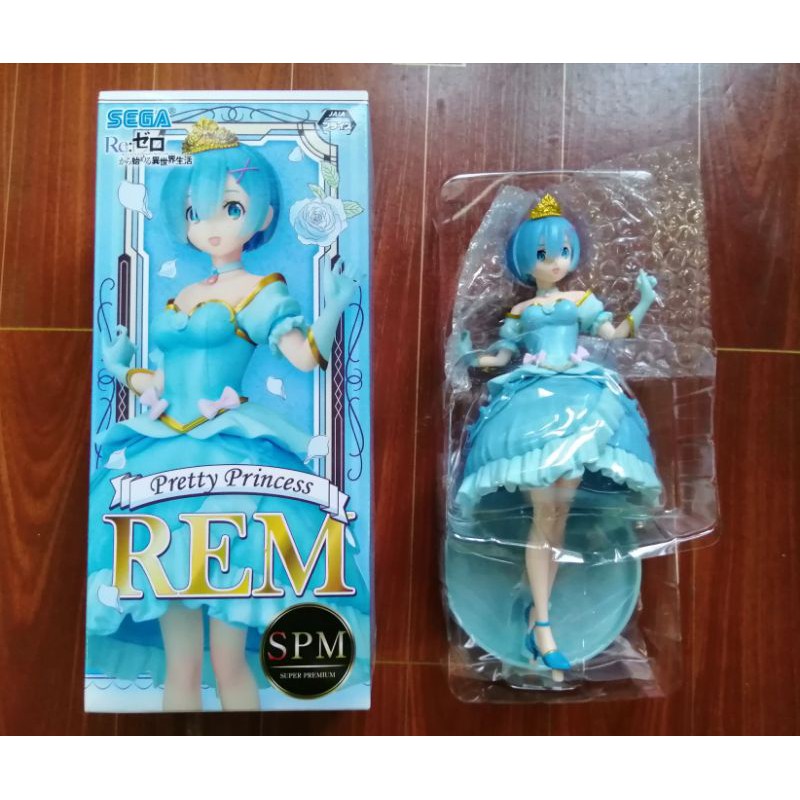 ฟิกเกอร์ Figure Re Zero รี ซีโร่ Pretty Princess Rem SEGA ของแท้ ...