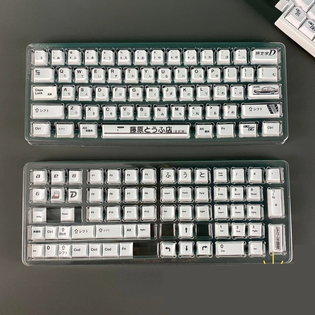 120 Keys, Initial D Keycap, Cherry Height, PBT Material Sublimation ...