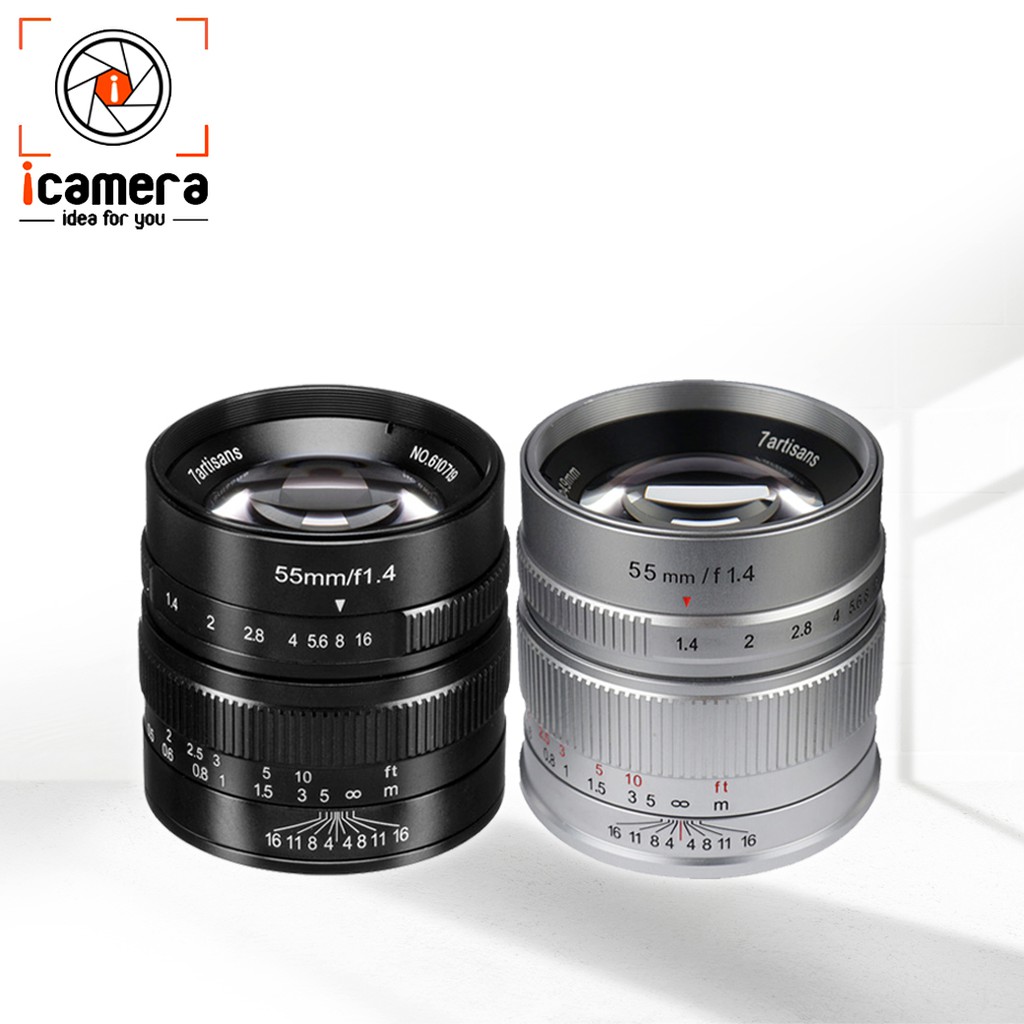 7Artisans Lens 55 mm. F1.4 For Mirrorless หน้าชัดหลังเบลอ เลนส์มือหมุน ...