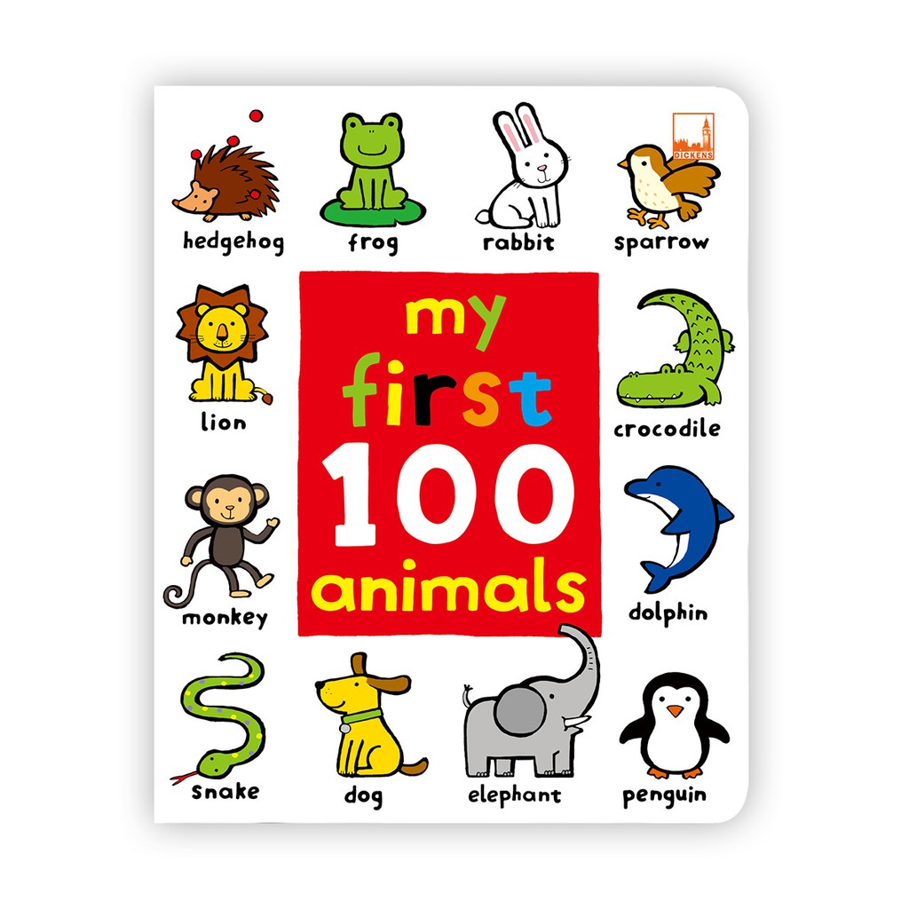หนังสือเรียนรู้ 100 คำศัพท์สัตว์ My First 100 Animals | Shopee Thailand