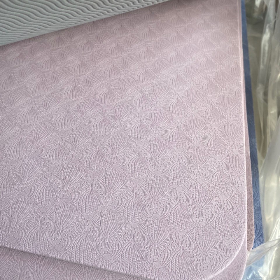 ☋ วัสดุ TPE กว้าง80cmเสื่อโยคะสองสีเริ่มต้นเสื่อกันลื่นเสื่อออกกำลังกาย ...