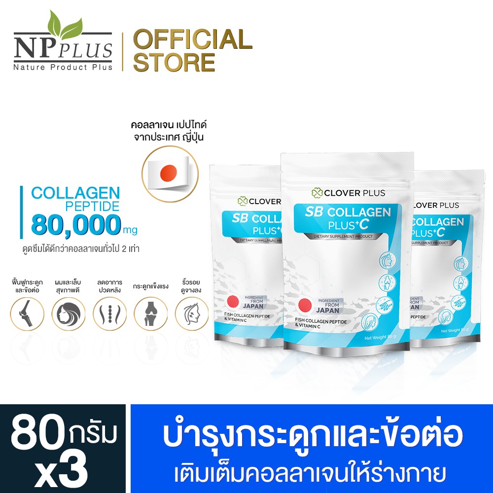 COLLAGEN PLUS +C คอลลาเจน ลดเลือนริ้วรอย เติมร่องลึก มีส่วนช่วยในการ ...