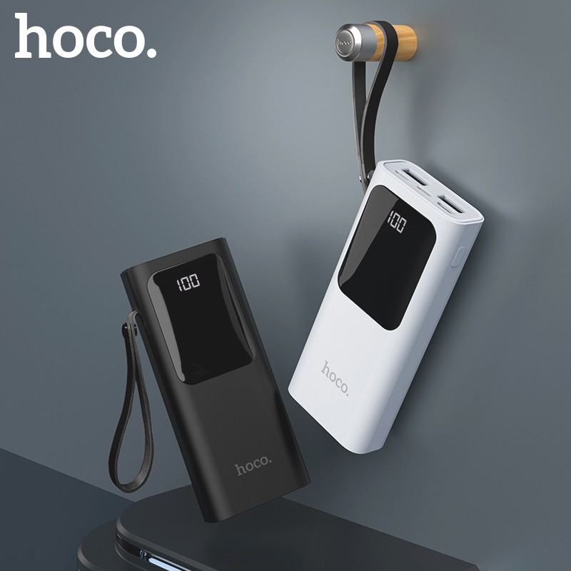HOCO Power Bank 10000mAh Mini USB LED display External Battery Portable ...
