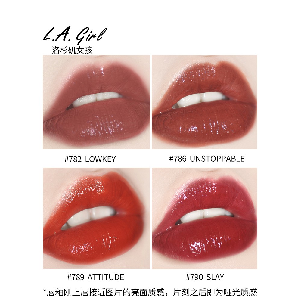L.A. GIRLLa Girl Mousse Lip Glaze Velvet Mattelagirlลิปกลอสเคลือบ ...