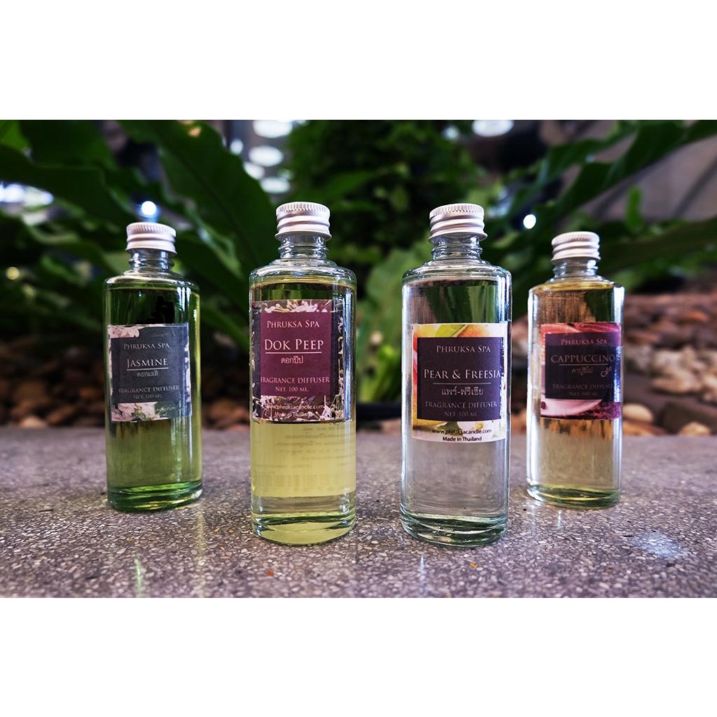 Phruksaspa ก้านไม้หอมปรับอากาศ เลือกกลิ่นได้ (Reed Diffuser 100 ml ...