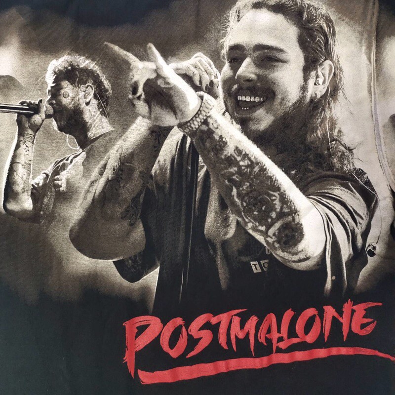 เสื้อยืด Postmalone posty Overprint เสื้อ post malone - burassakorn - ThaiPick