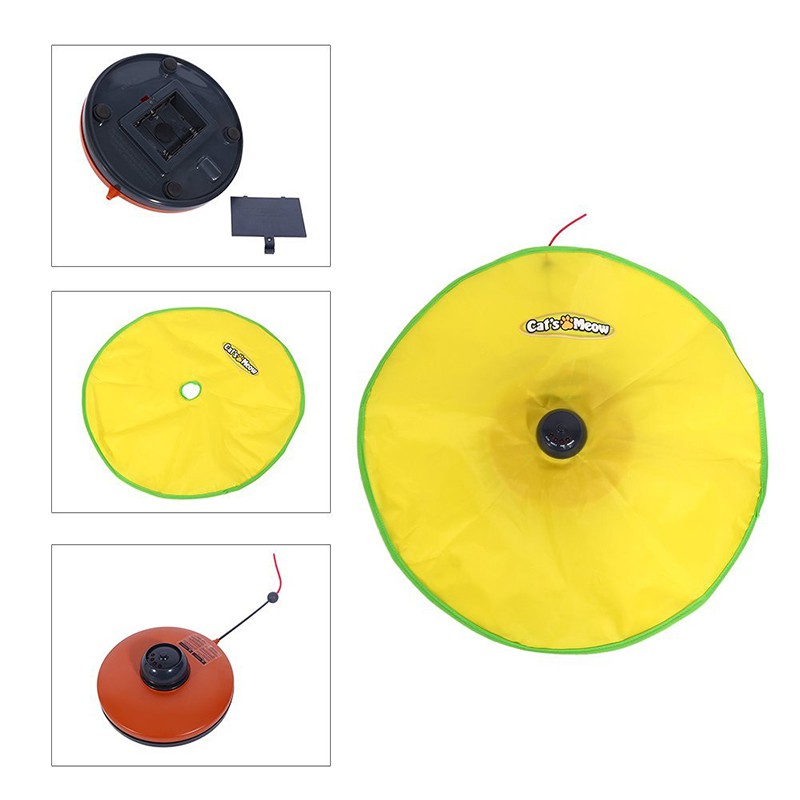 1pc Round Cats Meow Toy Electronic Interactive Undercover Mouse ...