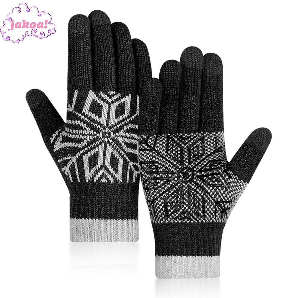 JAKO--Gloves Knitted wool Sports Cycling Full finger Winter Non-slip ...
