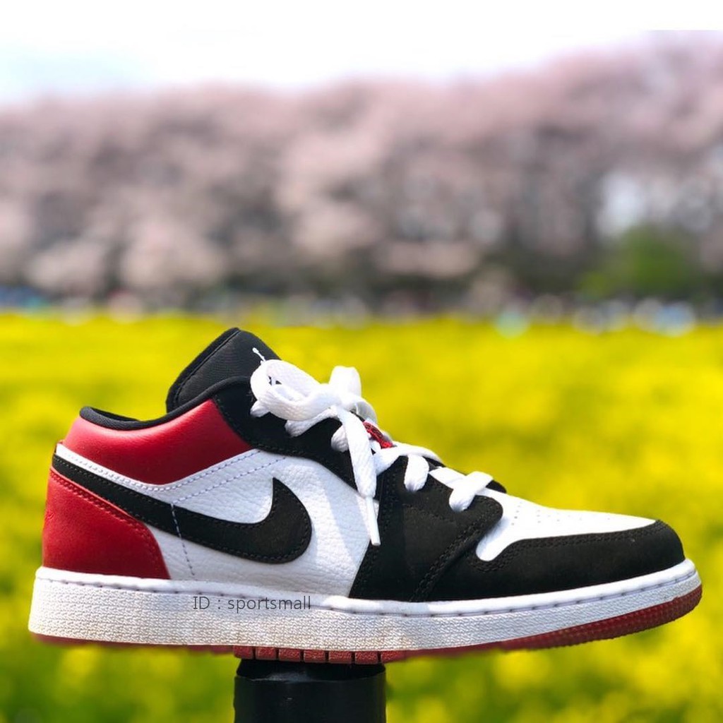 Air Jordan 1 Low“Black Toe” AJ1 nike sneakers สต็อกพร้อม Size:36--44 ...