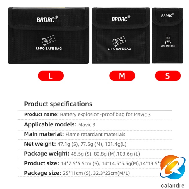 CL Flame Retardant Material Battery Explosion-proof Bag High ...