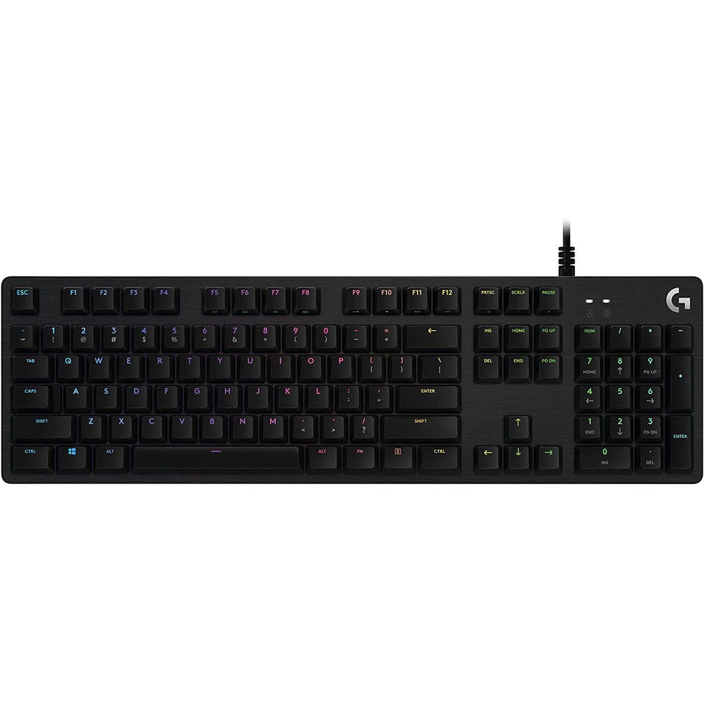 Logitech G512 Lightsync RGB Mechanical Gaming Keyboard with USB ...