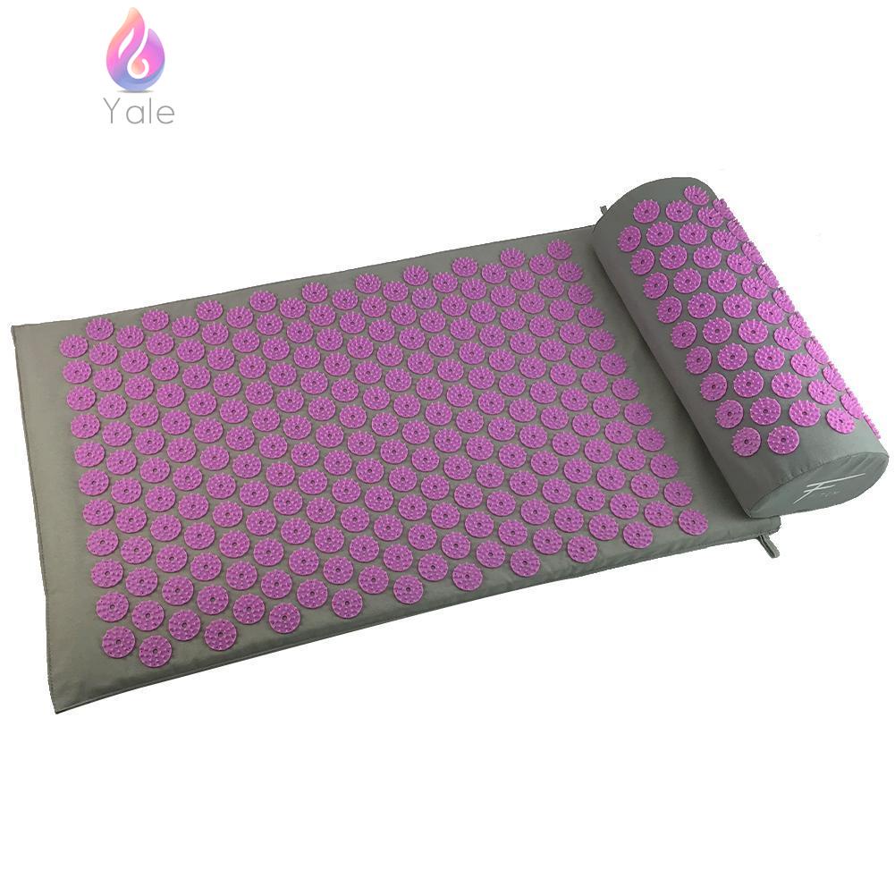 YALE-Acupuncture Massage Mat Relieve Back Pain Spike Yoga Mat with ...