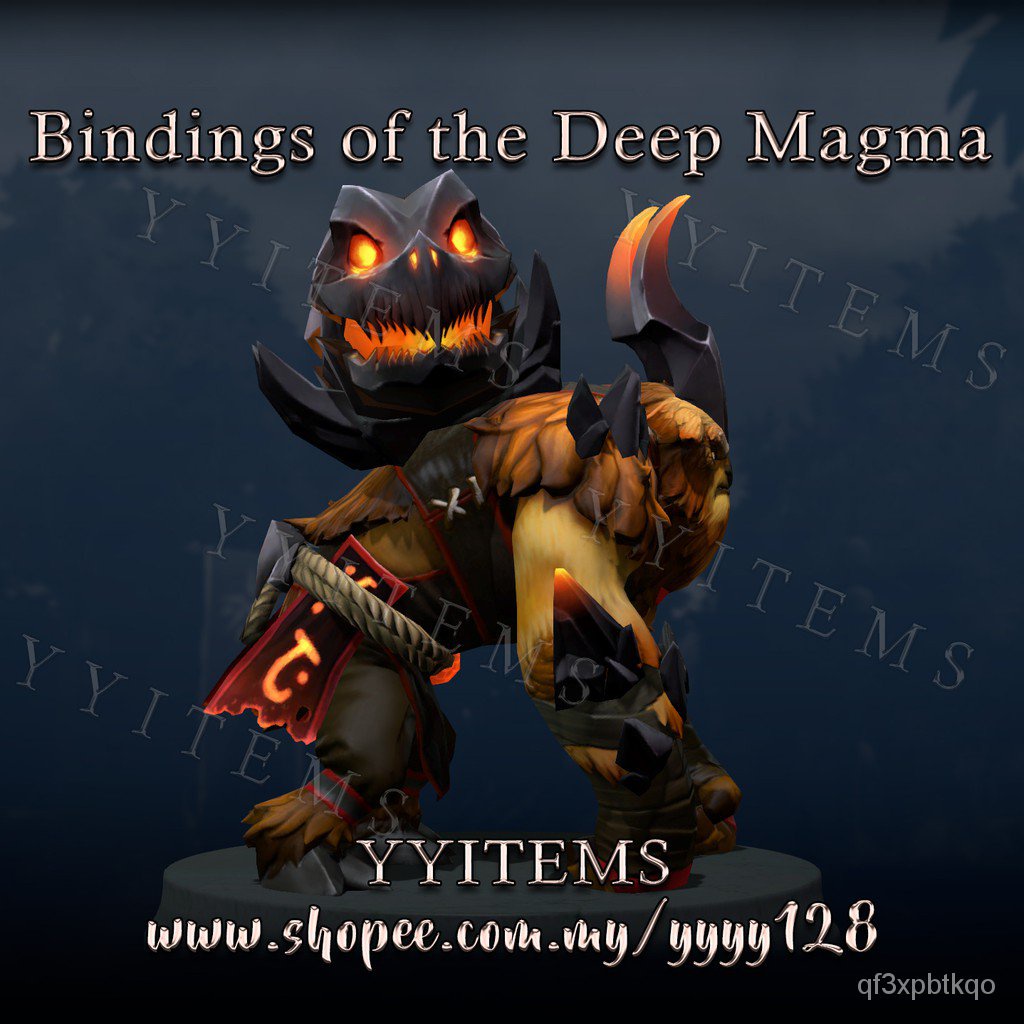 DOTA2 Earthshaker (ES) Bindings of Deep Magma “Mythical Set” ป้อมปืน2 ...