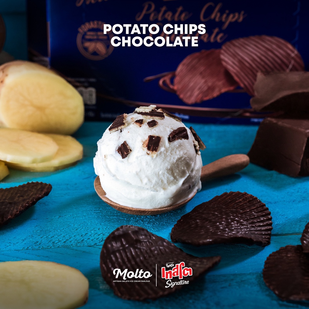 Tasto Signature Potato Chips Chocolate (ไอศกรีมรส เทสโต้ โปเตโต้ ชิปส์ ...