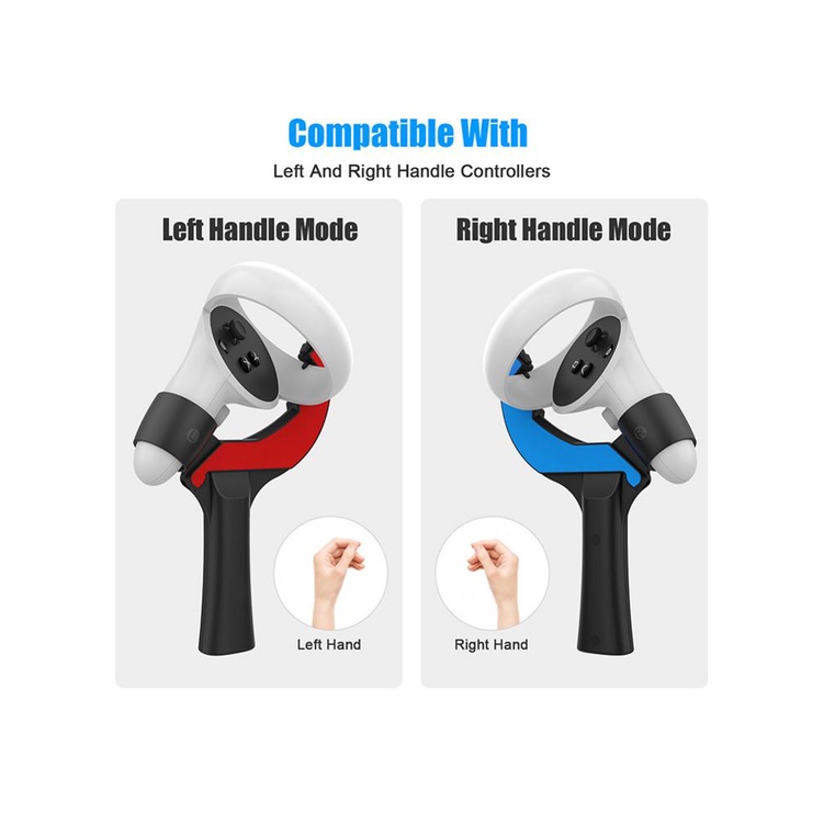 vr แว่นตา：1C Gri Handle For Oculus Quest 2 Table Tennis addle ...
