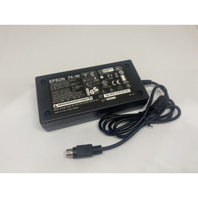 Adapter EPSON POS Printer PS-180 24V 2.1A 3P in ของแท้ แถมฟรีสาย AC ...