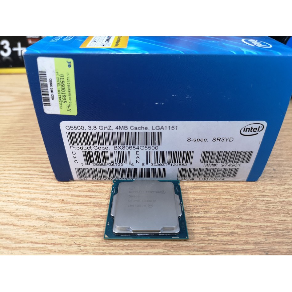 CPU Intel 1151V2 G5500 3.8Ghz. ครบกล่อง - mayjaa555 - ThaiPick