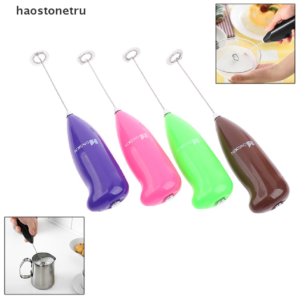 【OST】 1Pc Electric Milk Coffee Frother Egg Beater Stirrer Mini Handheld ...