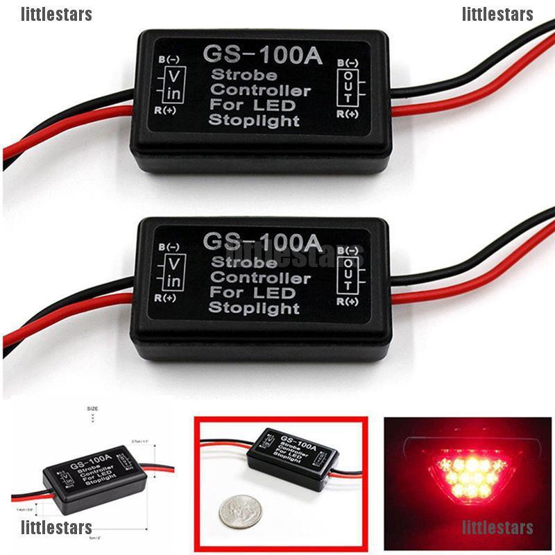 {LUV} GS-100A LED Brake Stop Light Strobe Flash Module Controller Box For Car Vehicle{LJ ...