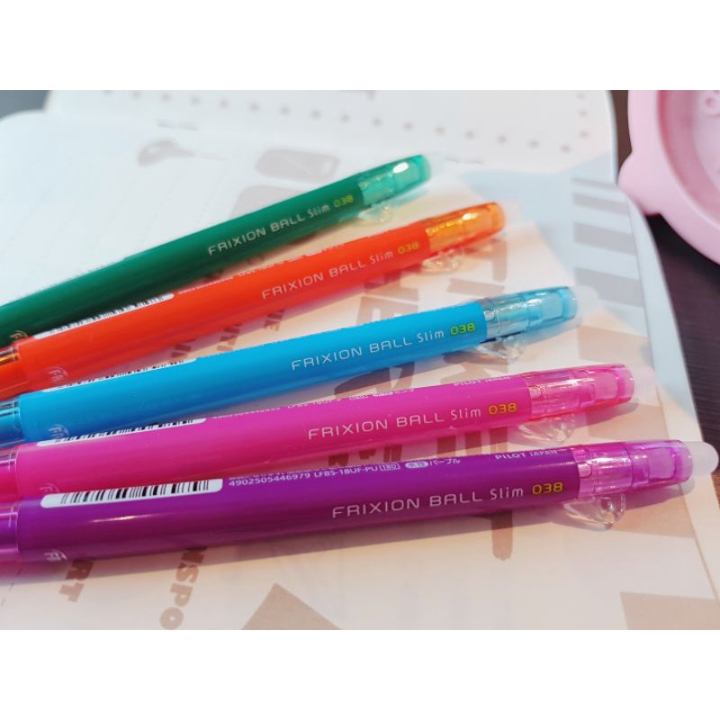 PILOT frixion ball slim 0.38mm à¸›à¸²à¸ à¸ à¸²à¹€à¸ˆà¸¥à¸¥à¸šà¹„à¸”à¹ ...