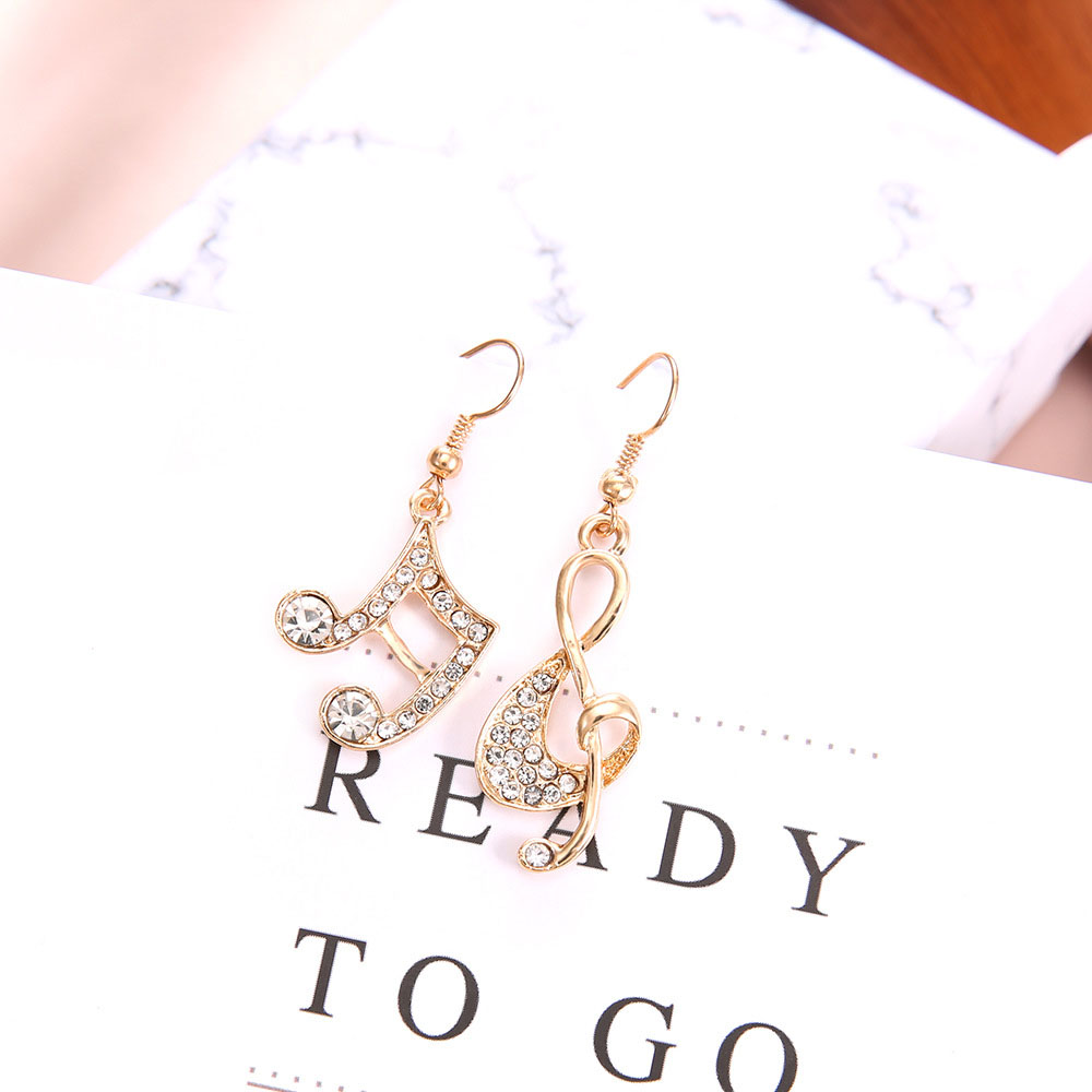 ต่างหูแบบตะขอประดับจี้ Rhinestone เครื่องประดับแฟชั่นสตรี - cabeza.th ...