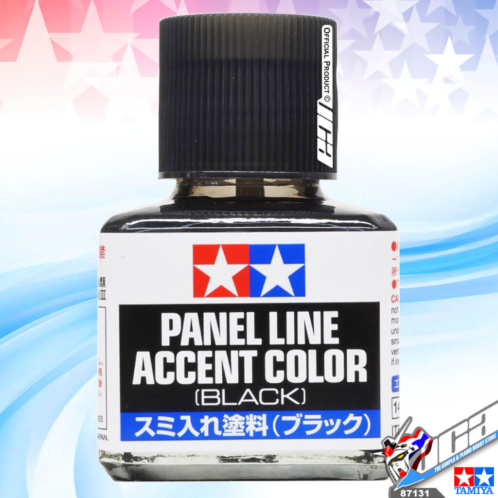 TAMIYA 87131 PANEL LINE ACCENT BLACK 40ML น้ำยาตัดเส้น เดินลาย VCA ...