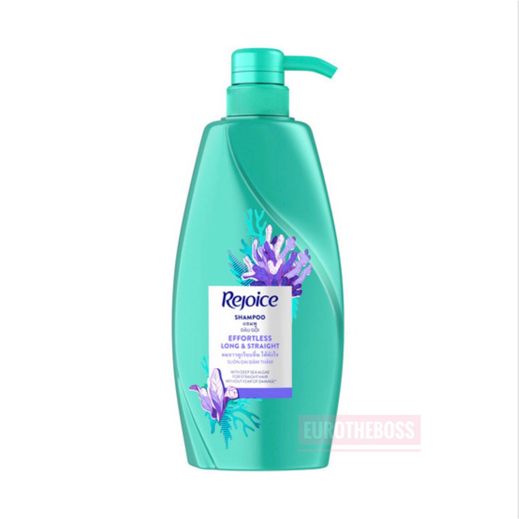 Rejoice Shampoo แชมพู รีจอยส์ สูตรผมตรงและยาวสลวย ผมยาวดูเรียบรื่นได้ ...