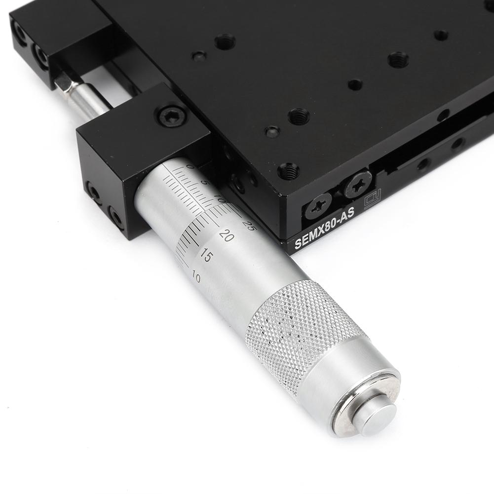 SEMX80-ASS Micrometer Manual Slide Table Trimming Platform Cross Roller ...