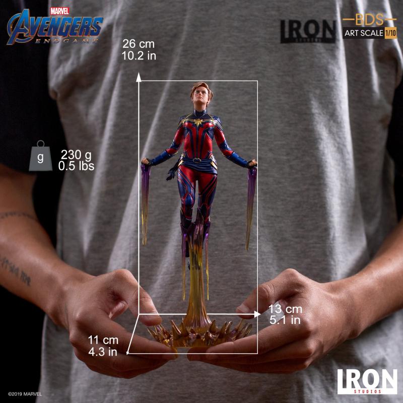 Iron Studios Captain Marvel Avengers Endgame BDS 110 Scale(Statue งานปั้น ของสะสม) - toytopia ...