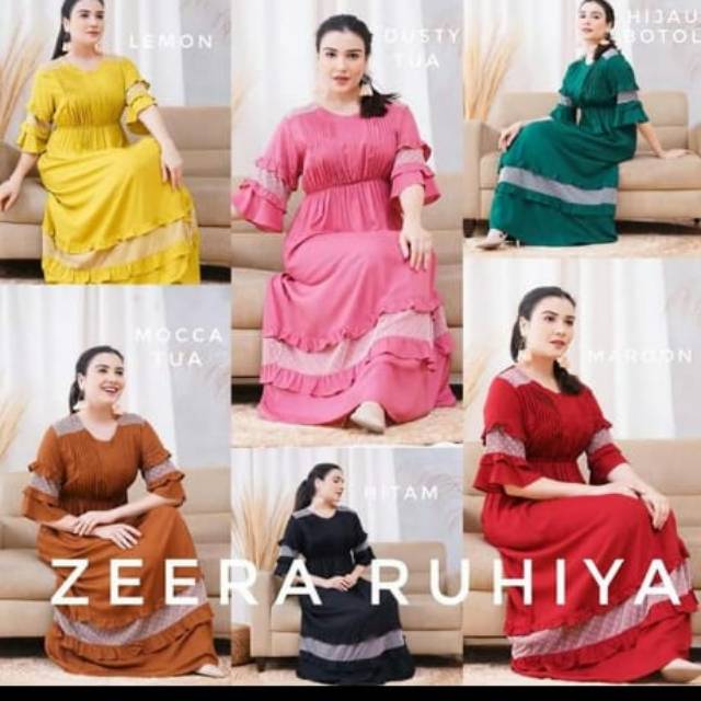 Ruhiya เนกลิจอาหรับม้าลาย | Shopee Thailand