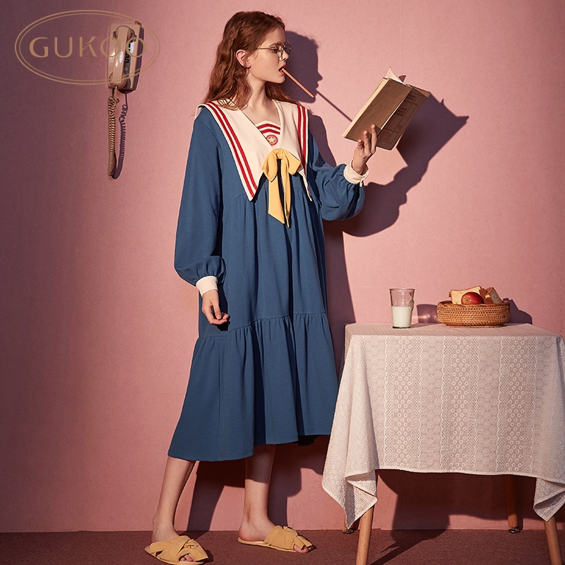 Gukoo ชุดนอนลายการ์ตูนน่ารักสําหรับผู้หญิง - ljnx1000.th - ThaiPick