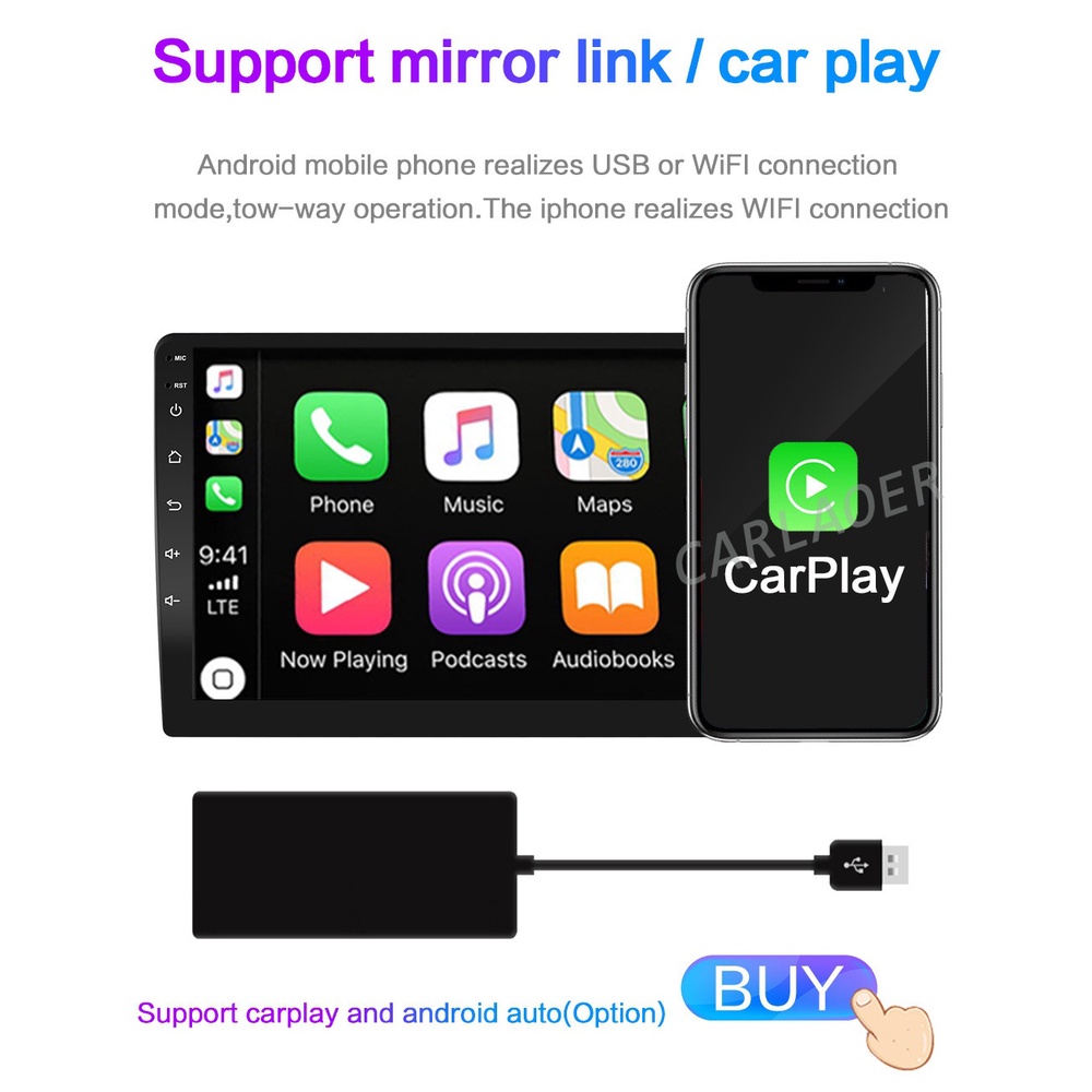 USB CarPlay DongleAndroid Auto with Touch Screen Control for Android ...