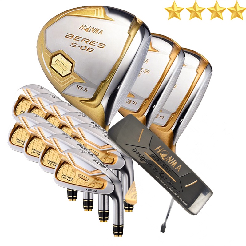Mens golf clubs HONMA S06 4 star full set of golf clubs grahite or ...