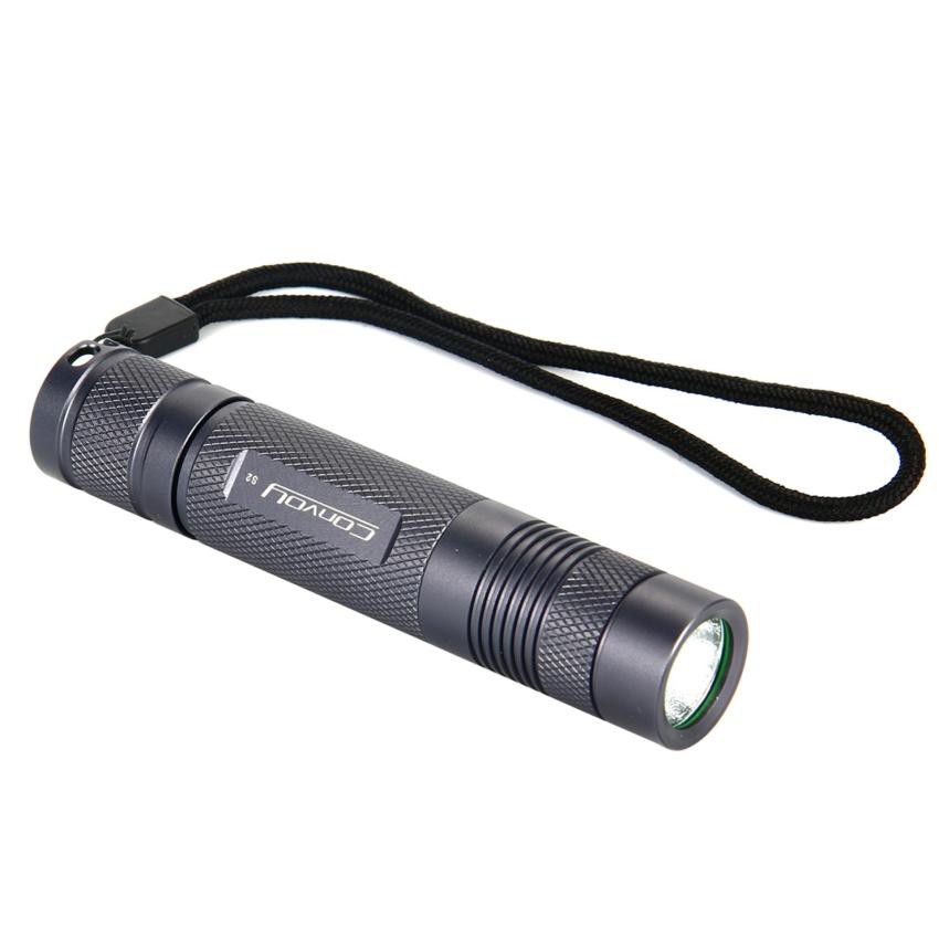 Convoy ไฟฉาย 490LM Gray S2+ Cree XM-L2 LED Flashlight Lamp Cool White ...