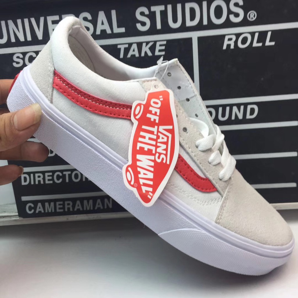 รองเท้าvans Old Skool ของแท้ สินค้า Outlet Made In Vietnam Shopee