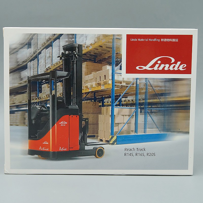 125 Diecast Reach Truck Model Toys Linde Forklift R14S R16S R20S For ...