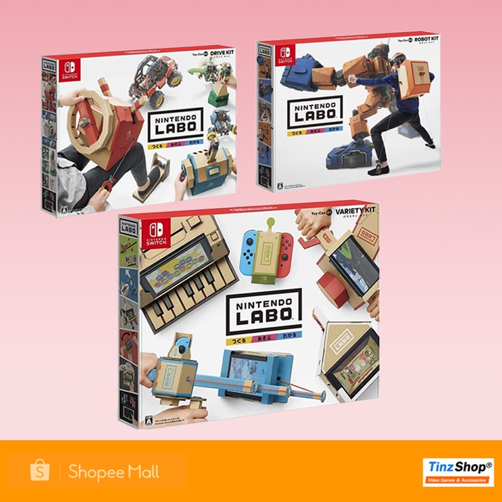 Nintendo Switch Labo Toy-Con Kit ลาโบ ทอยคอน กล่องญี่ปุ่น ภาษาอังกฤษ ...