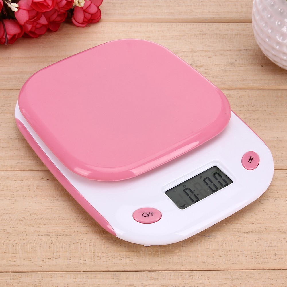 Mini Portable 5kg Digital Baking Scales Electronic Steelyard Balance ...