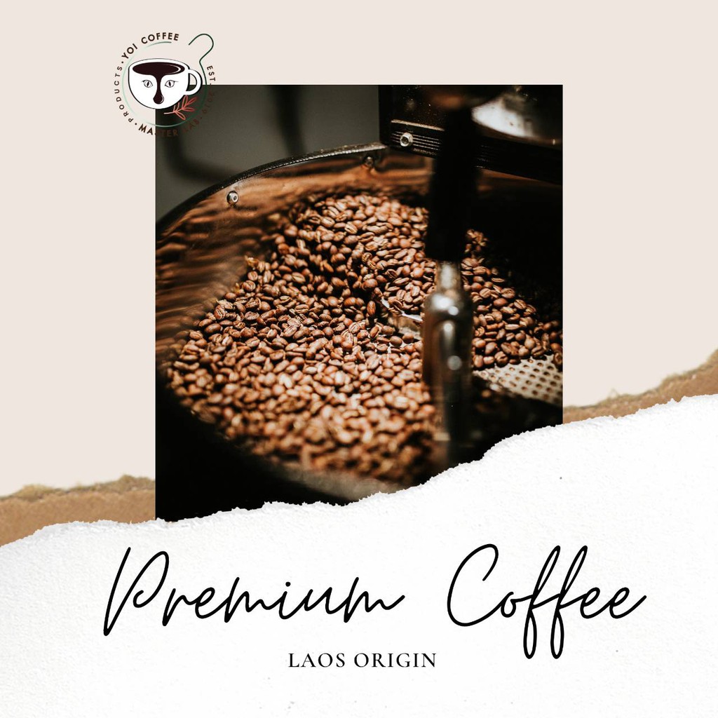 Yoi Coffee Master Lab เมล็ดกาแฟคั่วLaos Premium Coffee Arabica 100 ...