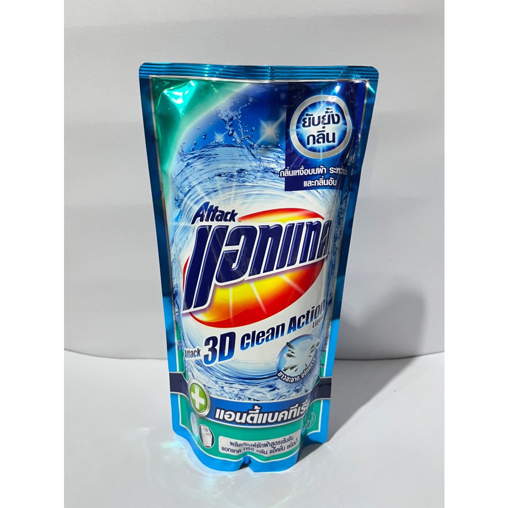 Attack 3d clean action 770 ml à¹ à¸¥à¸°à¸ à¸¥à¸´à¹ˆà¸™à¸­à¸±à¸š à¸ à¸¥à ...