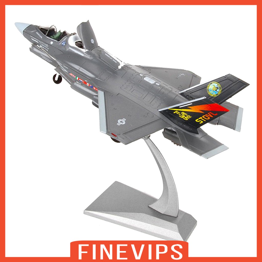 FinevipsMY 172 Diecast F-35B Fighter Aircraft Model -Home DecorDesk ...