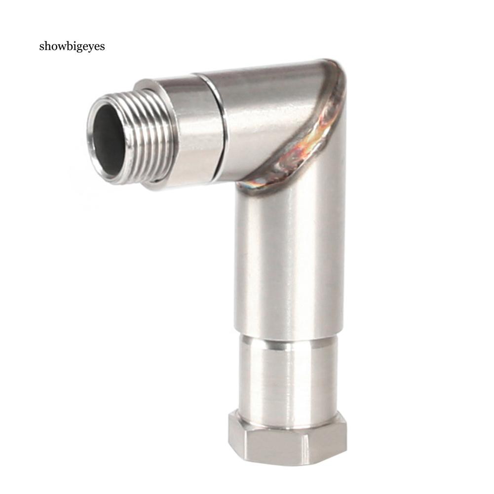 newSGEM18x1.5 O2 Oxygen Sensor Angled Extender Spacer 90 Degree Bung ...