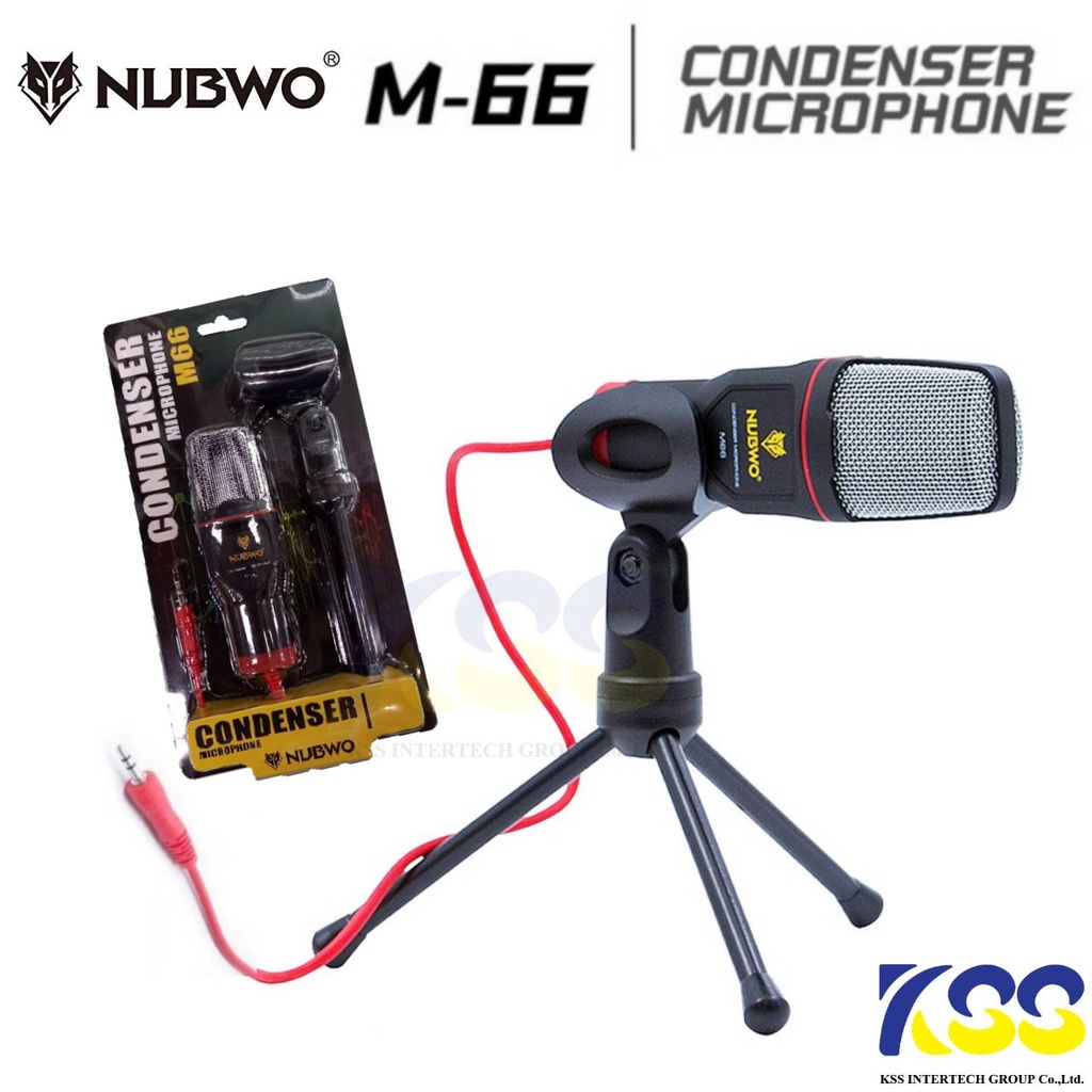 ส่งชัวร์ส่งไวไมค์คอม NUBWO M66 Condenser BlackRed (ดำแดง) ของแท้ 100(มีประกัน6เดือน) - kss_it ...