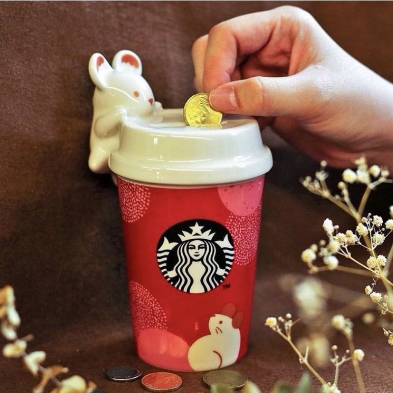 Sale Starbucks Zodiac Rat Bank สตาร์บัค กระปุกออนสิน หนู ...