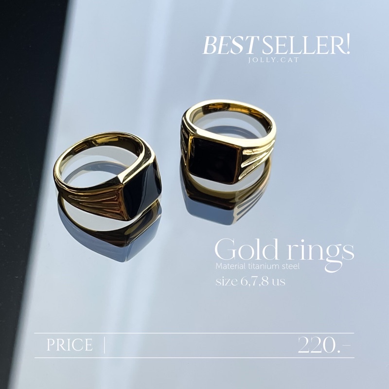 Gold ring (แหวน) No.04 | Shopee Thailand